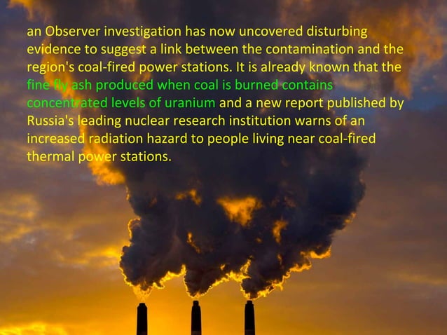 Radio active pollution | PPT