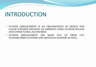 flower arrangement | PPTX