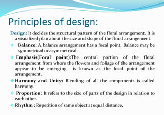 flower arrangement | PPTX
