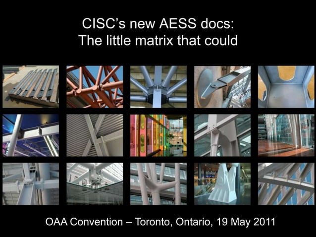 CISC Architecturally Exposed Structural Steel | PPT