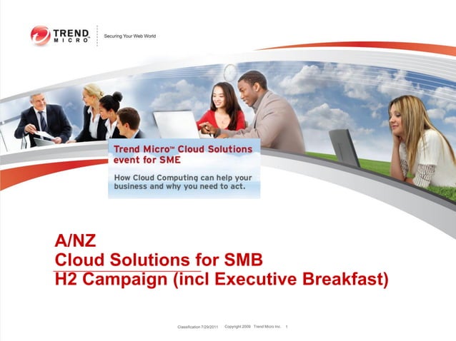 2011 A/NZ Cloud Solutions For Smb 20 July | PDF | Cloud Computing | Internet