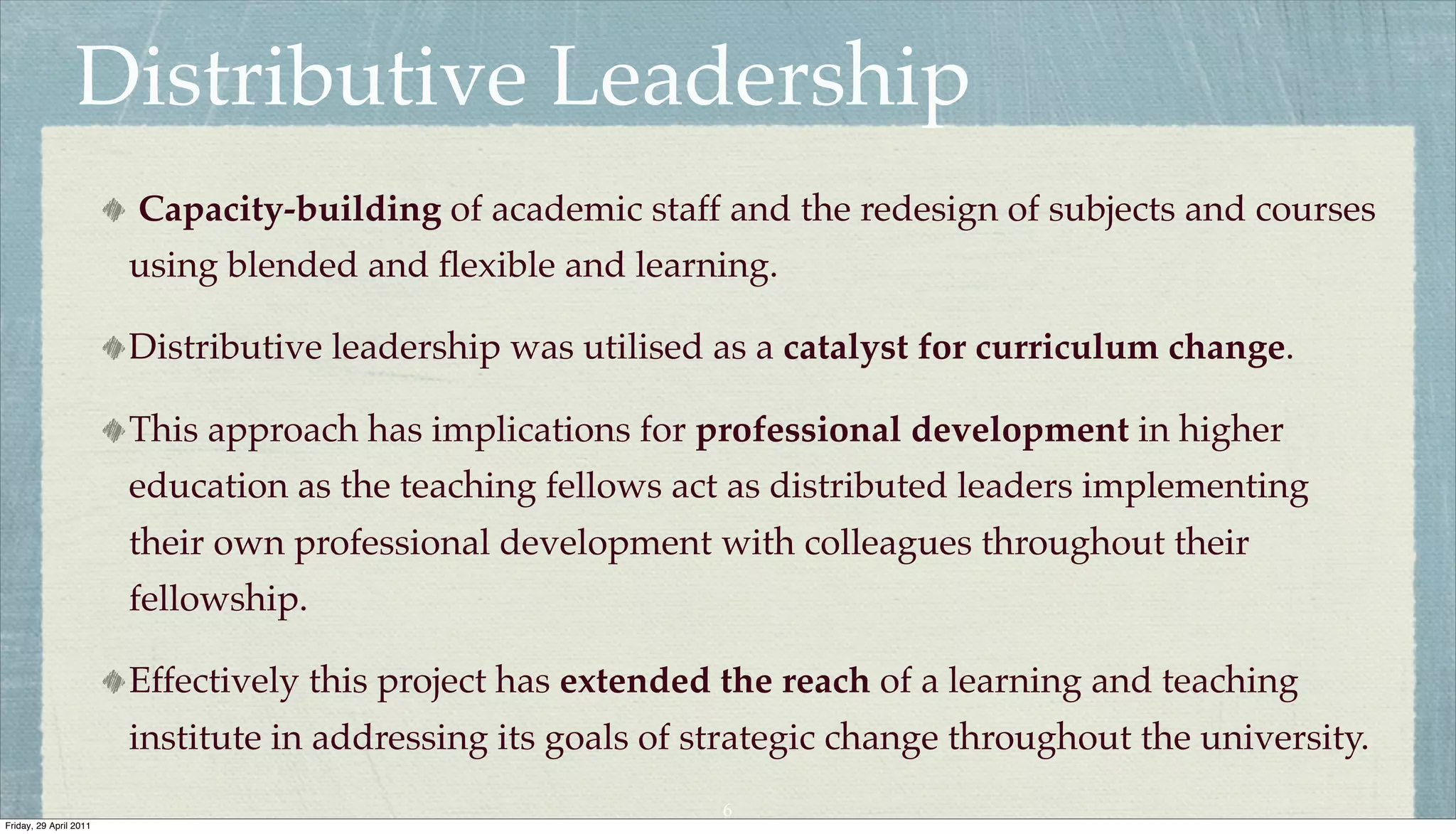 Distributive Leadership | PDF