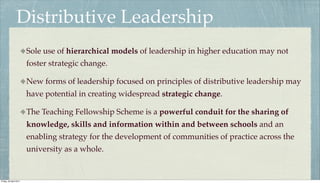 Distributive Leadership | PDF