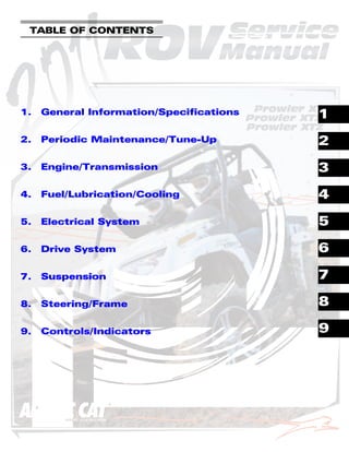 2011 Arctic Cat Prowler XT XTX XTZ ROV Service Repair Manual.pdf
