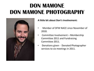 NACE 2011 award nominees | PPT | Awards Shows | Events