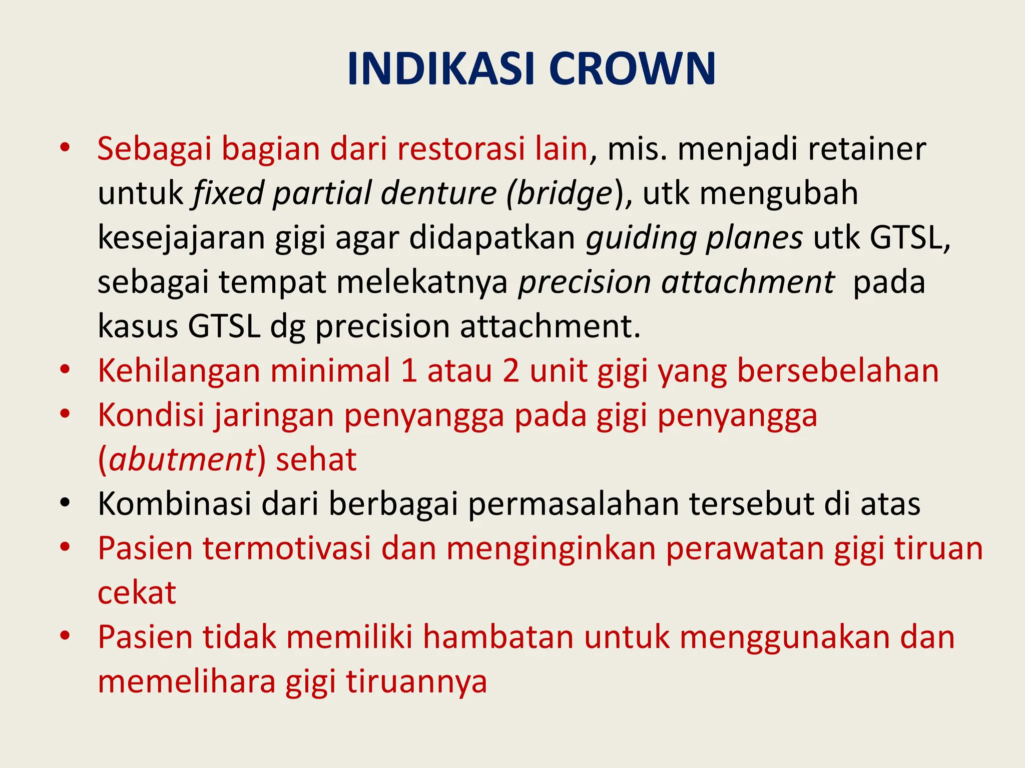 prinsip preparasi dalam pembuatan gigi tiruan jembatan | PDF