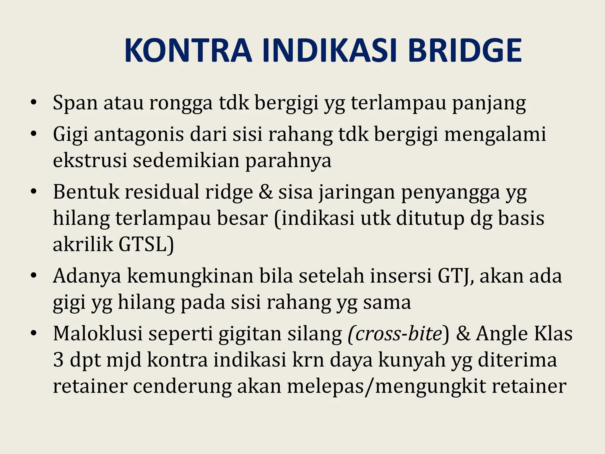 prinsip preparasi dalam pembuatan gigi tiruan jembatan | PDF