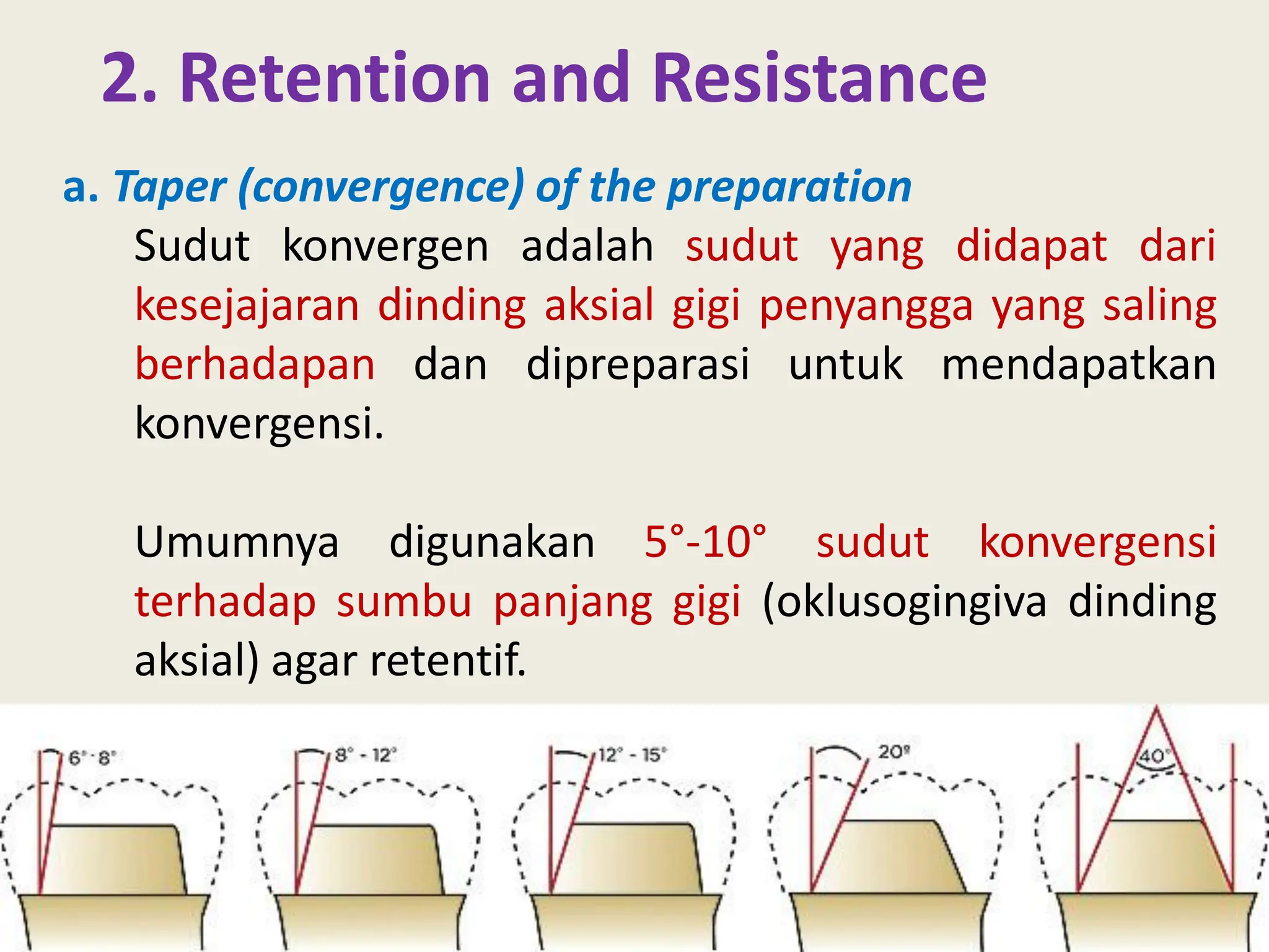 prinsip preparasi dalam pembuatan gigi tiruan jembatan | PDF