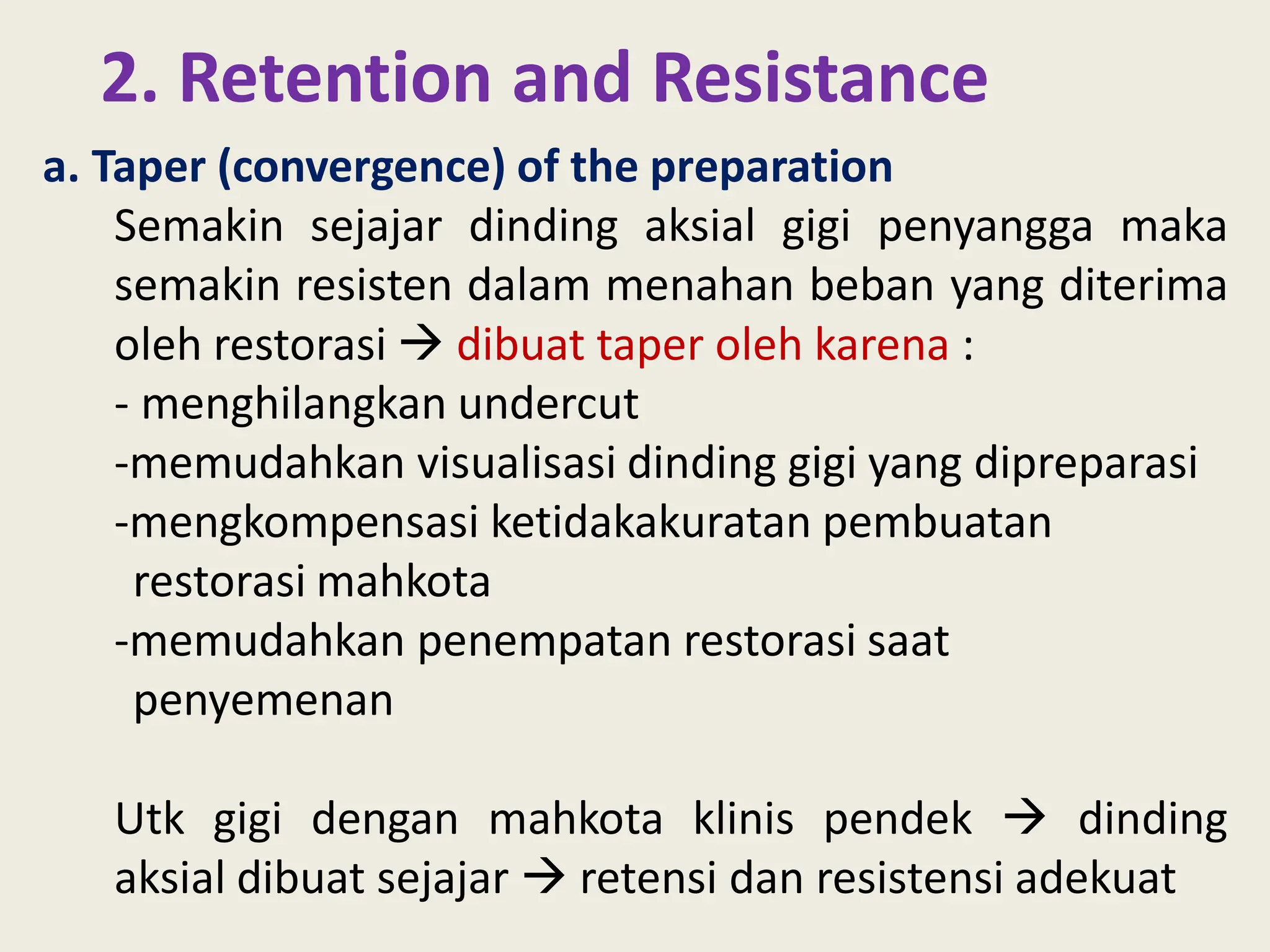 prinsip preparasi dalam pembuatan gigi tiruan jembatan | PDF