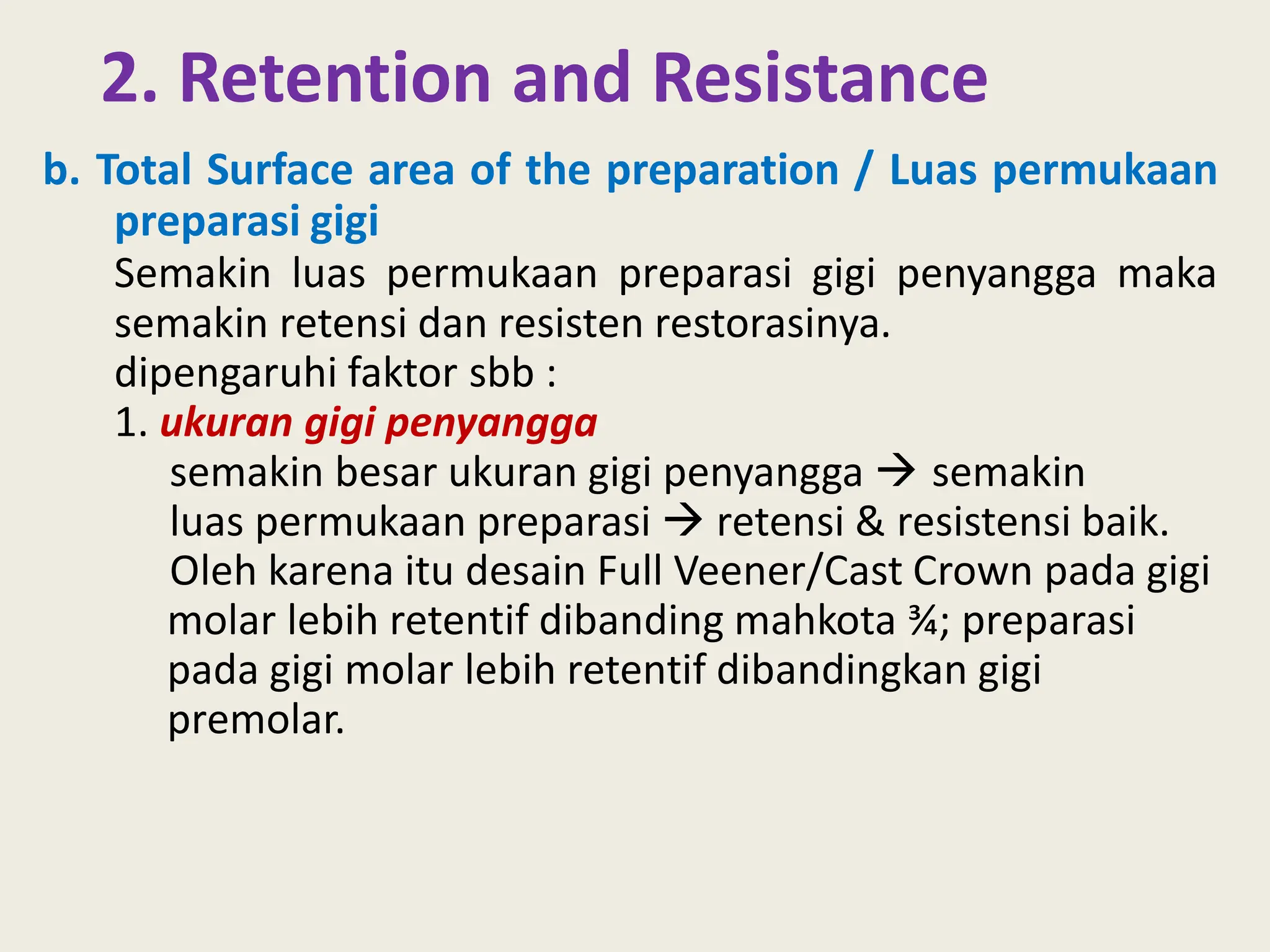 prinsip preparasi dalam pembuatan gigi tiruan jembatan | PDF