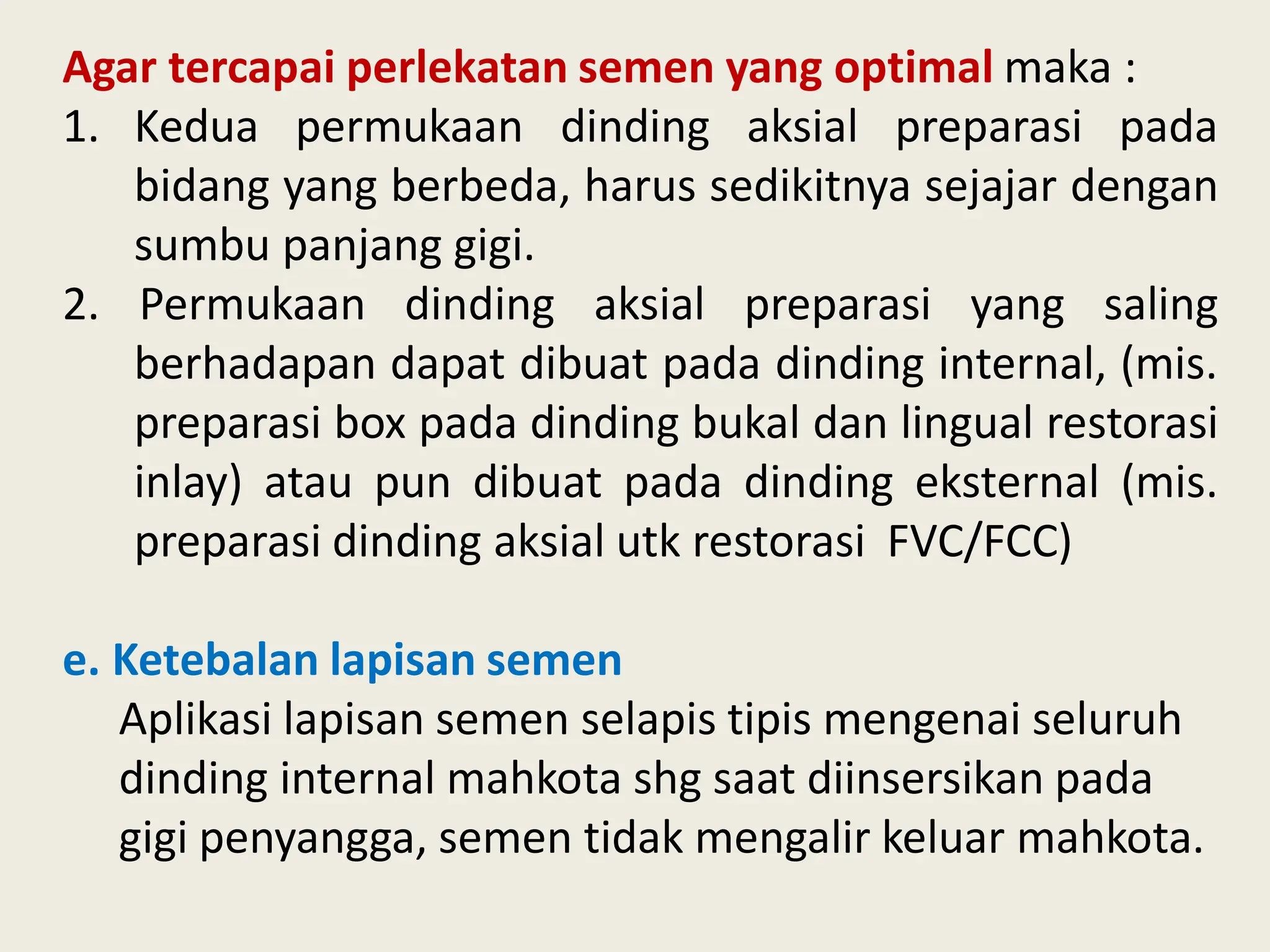 prinsip preparasi dalam pembuatan gigi tiruan jembatan | PDF