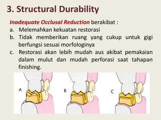 prinsip preparasi dalam pembuatan gigi tiruan jembatan | PDF