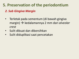 prinsip preparasi dalam pembuatan gigi tiruan jembatan | PDF