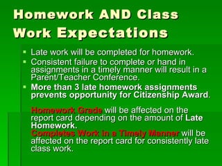 2nd Grade 2011 Back To School Night | PPT