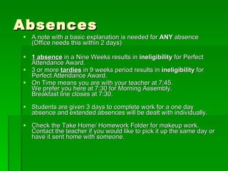 2nd Grade 2011 Back To School Night | PPT