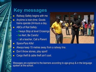 Railway Safet Regulator - 2011 back to school report back | PPT