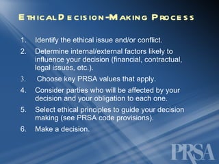 Social Media Ethics: Letting the PRSA Code of Ethics Guide Your ...