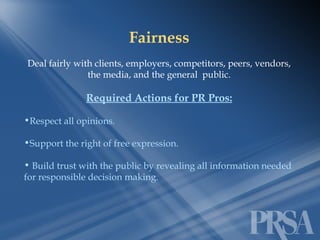 Social Media Ethics: Letting the PRSA Code of Ethics Guide Your ...