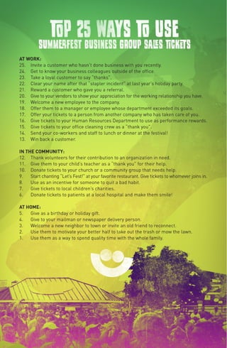 Business Group Sales Brochure | PDF | Sales | Business