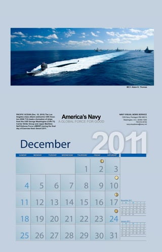 2011 Navy Calendar | PDF