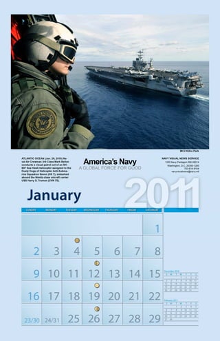 2011 Navy Calendar | PDF