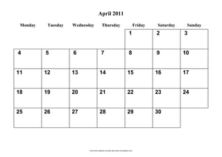 2011 calendar | PDF