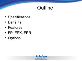 Fristam Centrifugal pumps | PPT