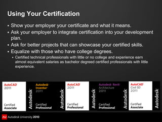 Get Autodesk Certified by Nancy Tremblay | PPSX