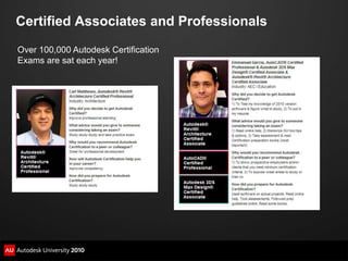 Get Autodesk Certified by Nancy Tremblay | PPSX | Educational Assessment | Education