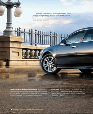 2011 chevy impala brochure | PDF