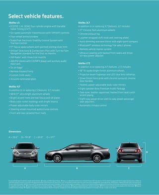 2011 chevy malibu brochure | PDF