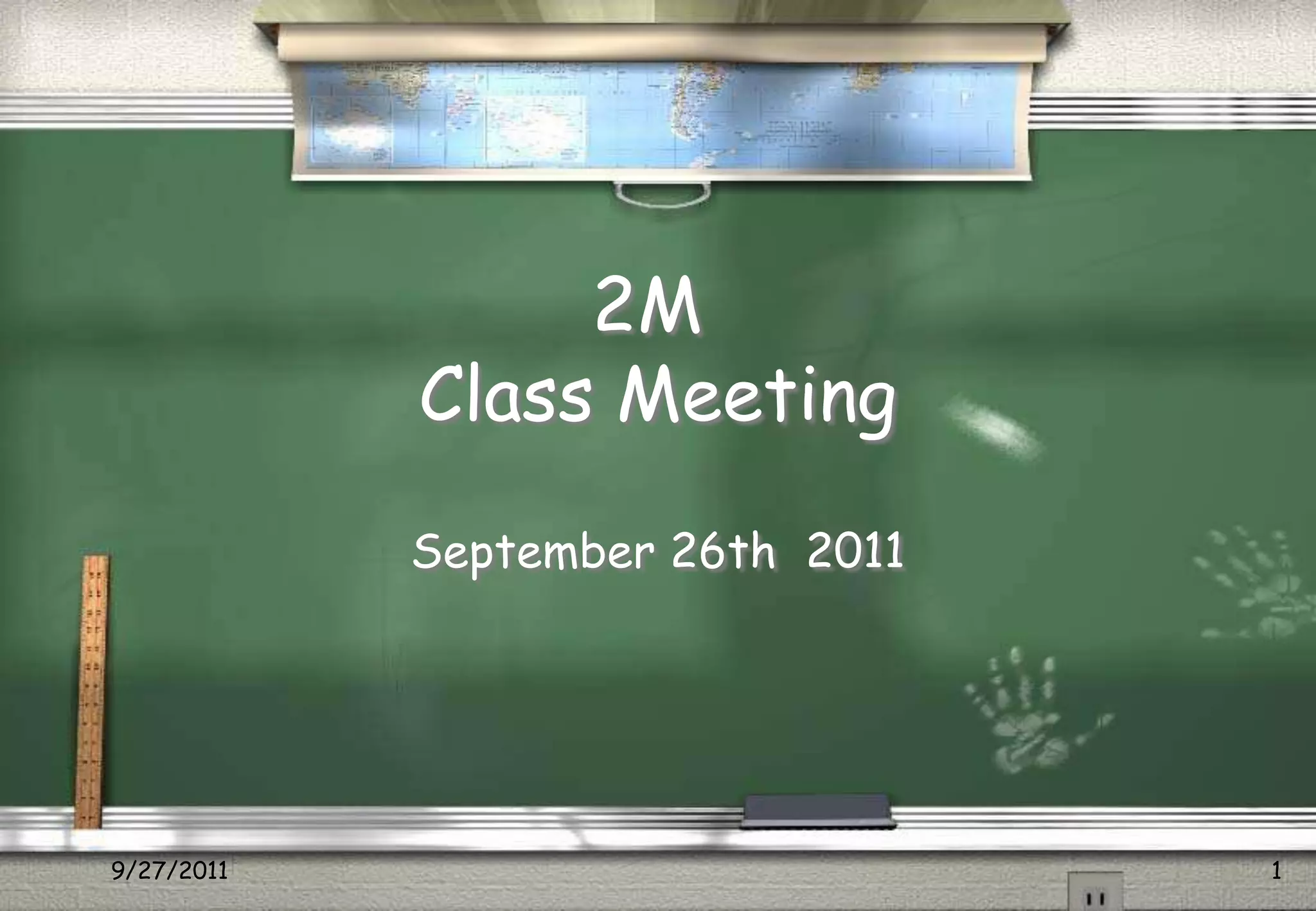 Grade 2M class meeting | PPTX