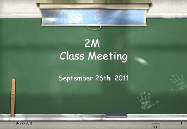 Grade 2M class meeting | PPTX