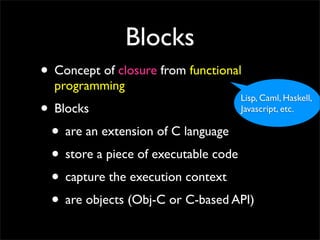 Blocks & GCD | PPT