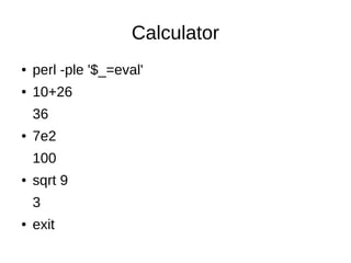 Perl - laziness, impatience, hubris, and one liners | ODP | Programming Languages | Computing