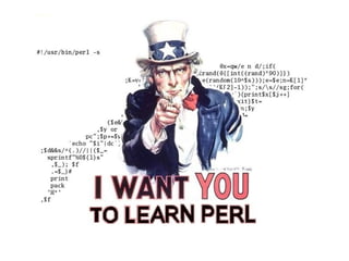 Perl - laziness, impatience, hubris, and one liners | ODP | Programming ...