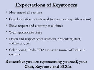 2011 Keystone conference preview for teens | PPT