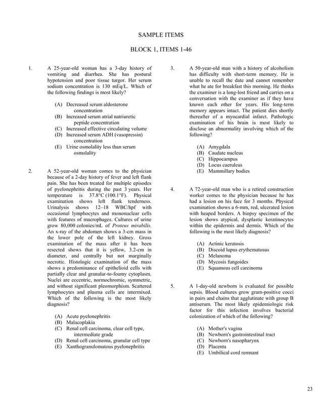 usmle step 1 content | PDF