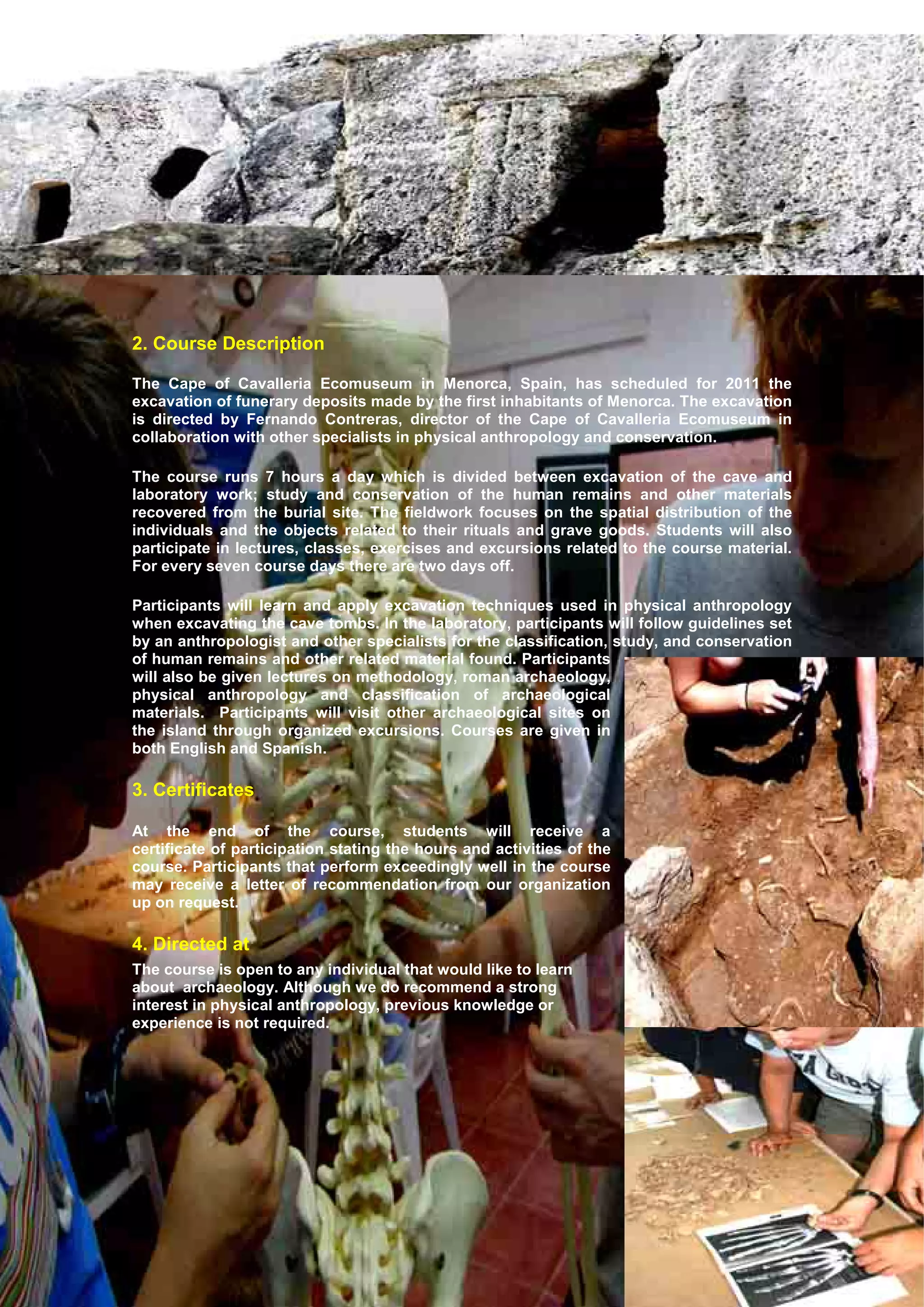 2011 Course: The Cave - Mediterranean Funerary Archaeology | PDF ...