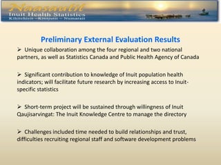Developing Inuit Research Capacity | PPT
