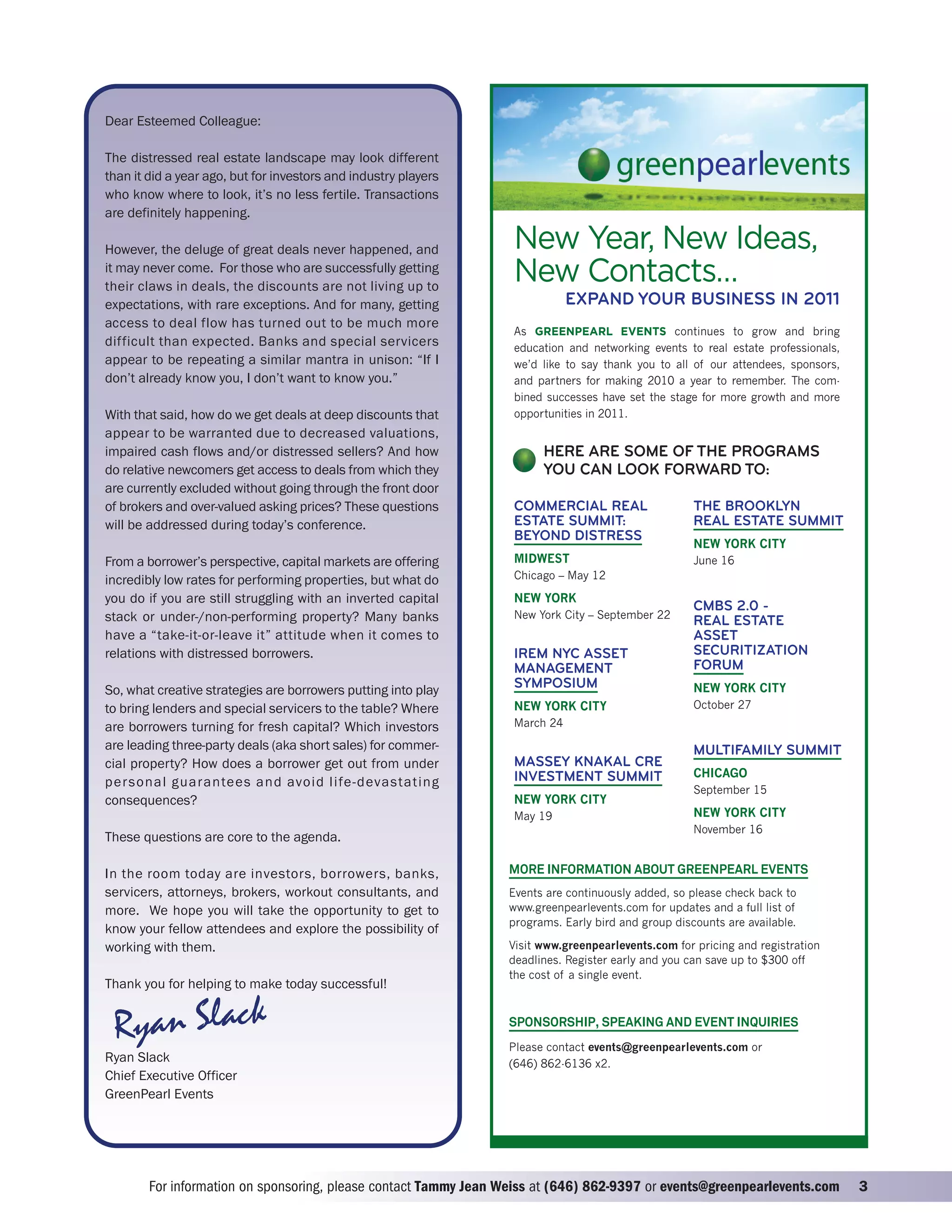 Distressed Real Estate Summit - California | PDF