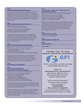 Distressed Real Estate Summit - California | PDF