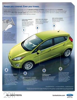 2011 FIesta Brochure | PDF
