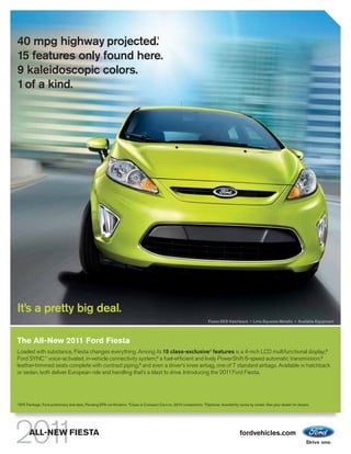 2011 FIesta Brochure | PDF