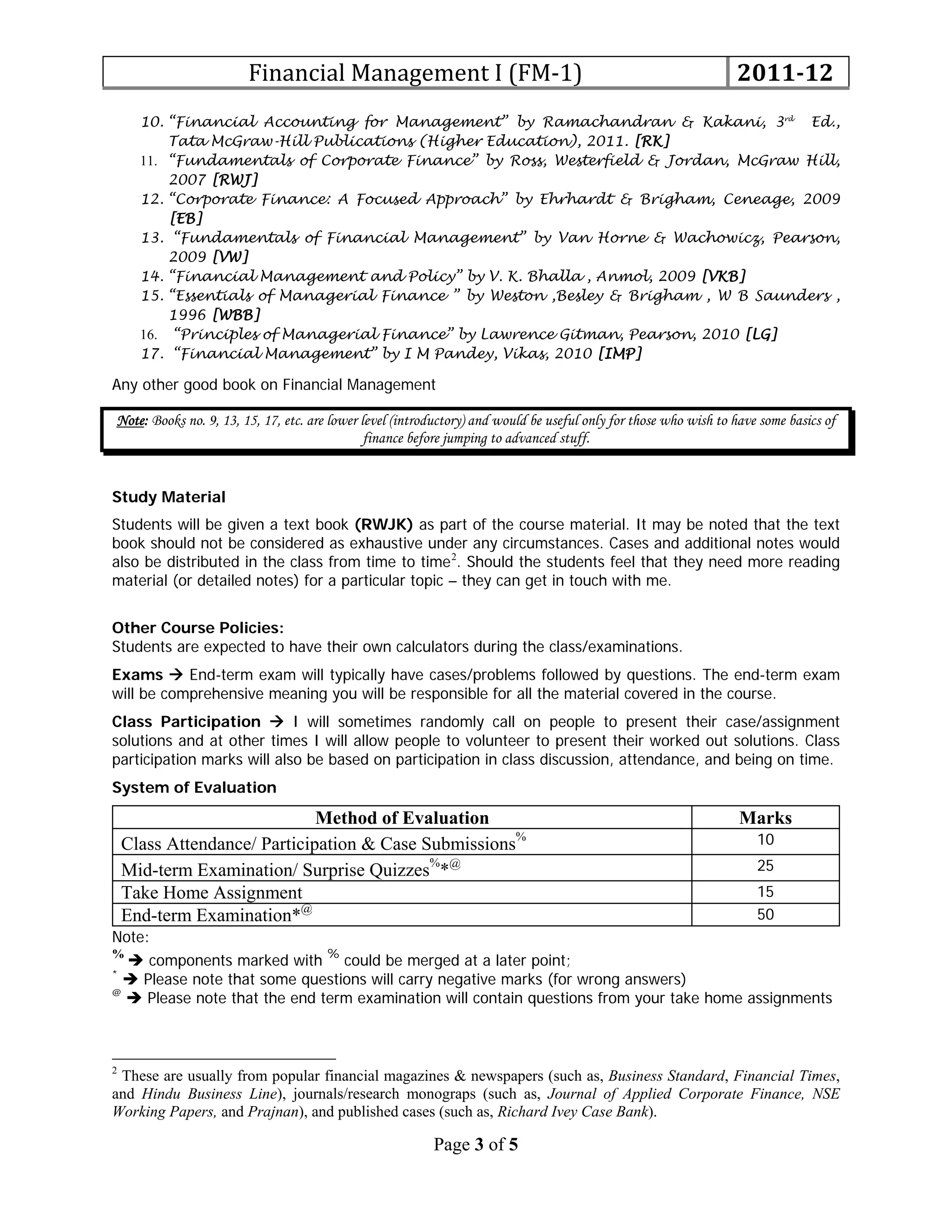 2011 fm1 outline | PDF