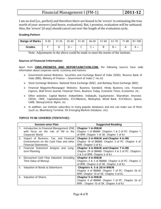 2011 fm1 outline | PDF