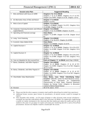 2011 fm1 outline | PDF
