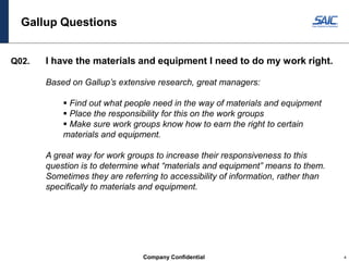 Employee Engagement Survey Questions | PDF