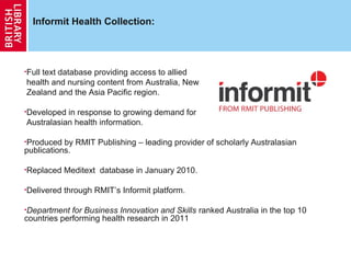 Global public health databases- an overview of the content of major ...