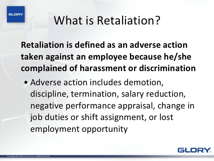 2011 Harassment And Discrimination Training